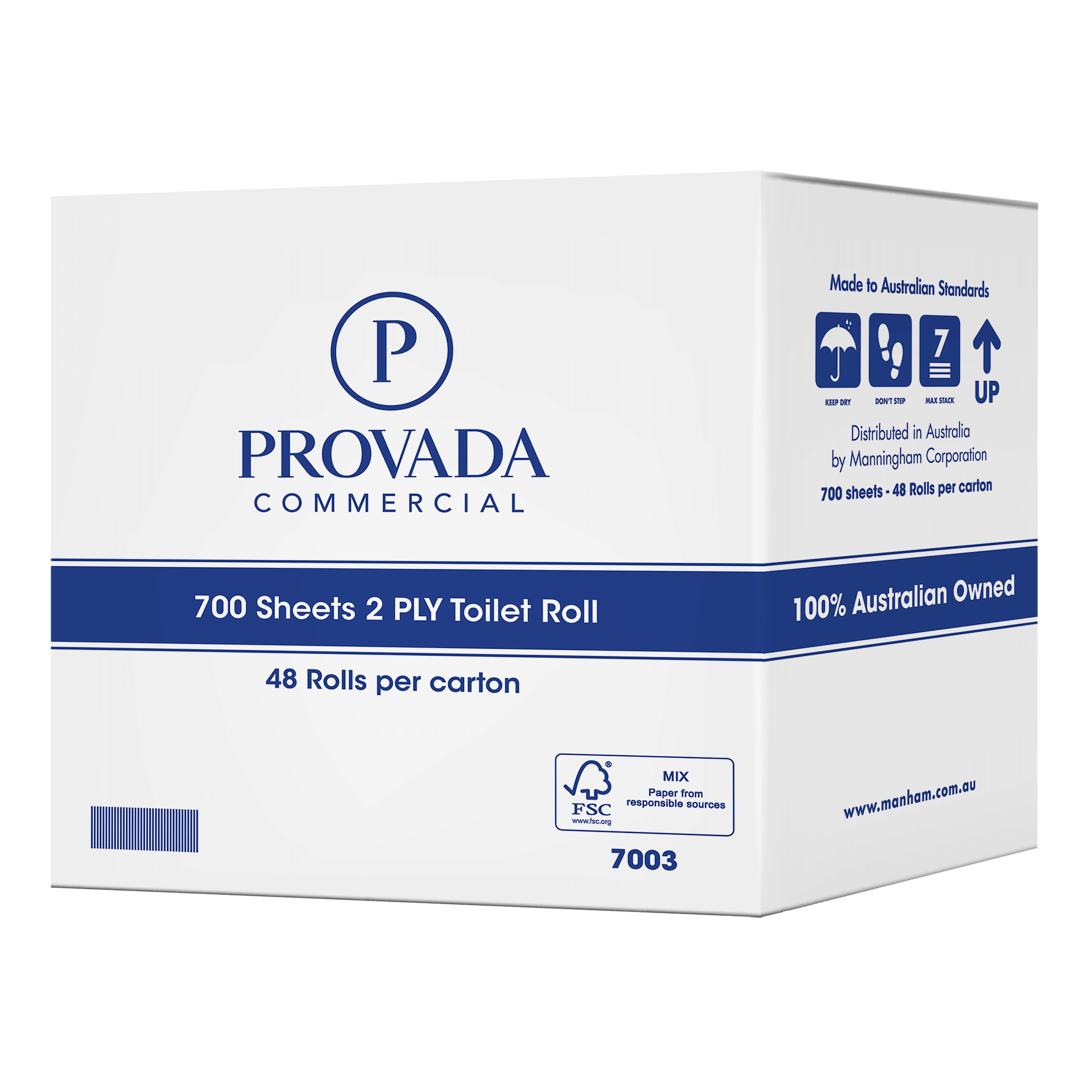 Commercial 700 Sheets Toilet Tissue 7003 Provada au