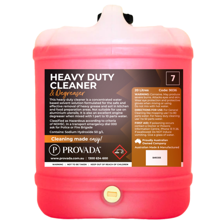 Heavy Duty Cleaner & Degreaser 20L – Provada.com.au