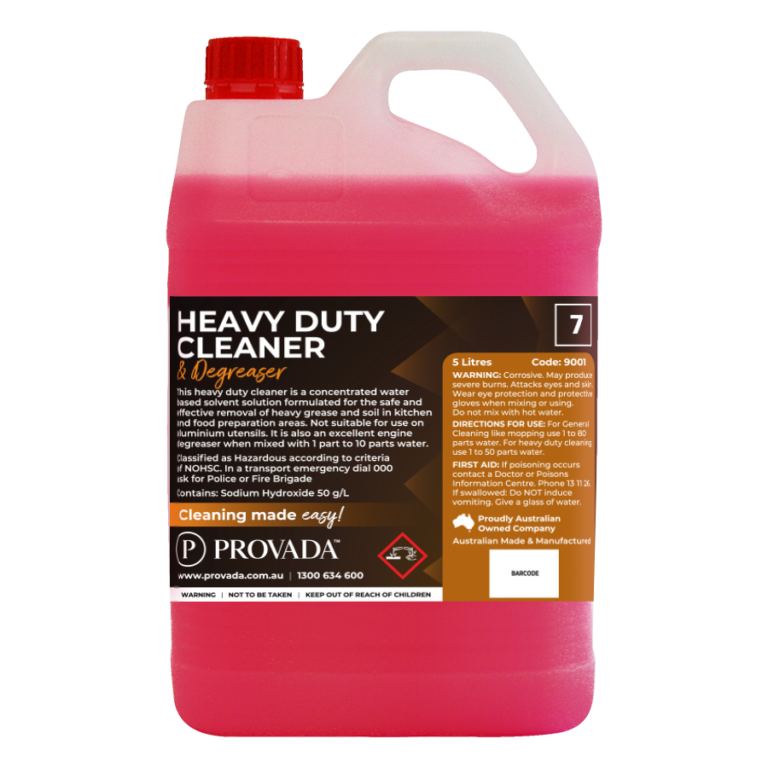 Heavy Duty Cleaner & Degreaser 5L – Provada.com.au